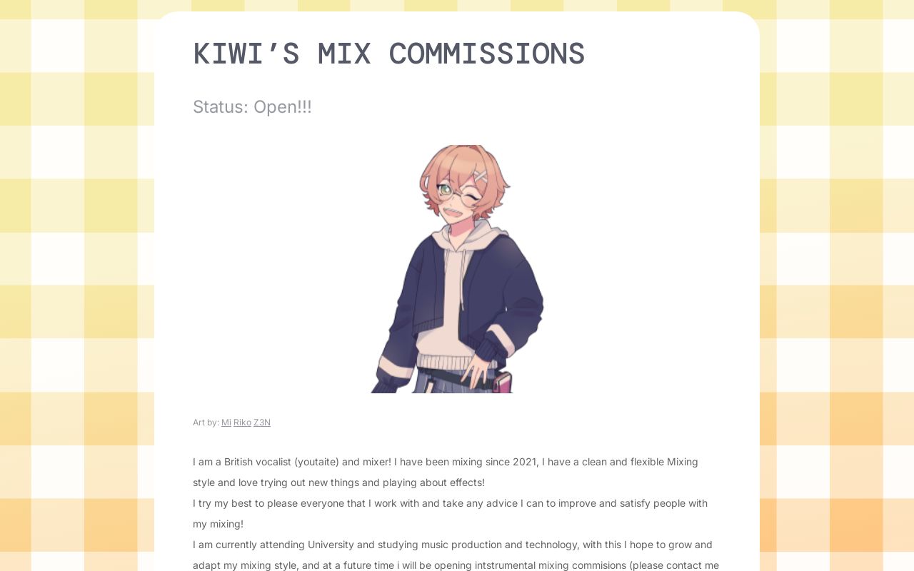 Kiwi commisions